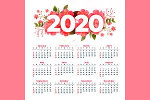 Free vector lịch để bàn 2023 đủ 12 tháng cho thiết kế