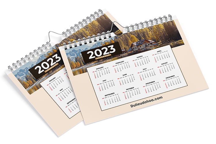 Download Vector Lịch Tết 2023, Vector Lịch năm 2023 AI